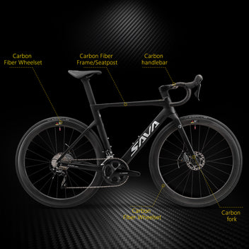 Carbon Fiber Road Bike|Disc Brake|SAVA Carbon Bike