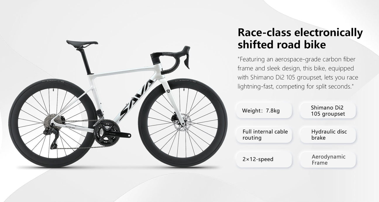 SAVA Electronic Shifting Carbon Road Bike Shimano 105 Di2 R7170 – SAVA ...