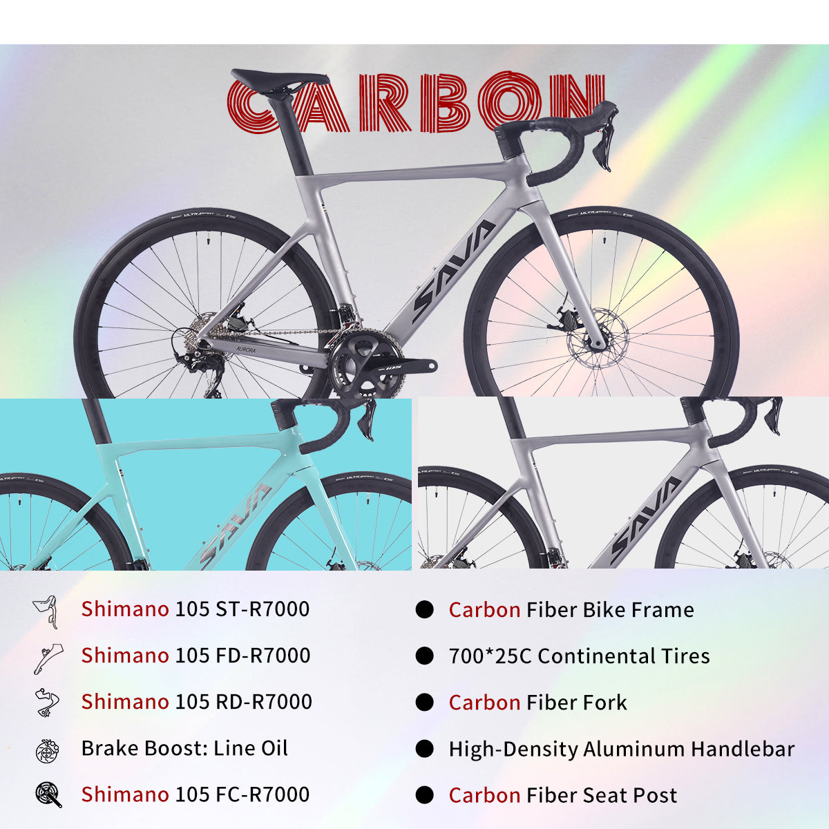 A7 Full Integrated Carbon Fiber Bike-SAVA Carbon Bike