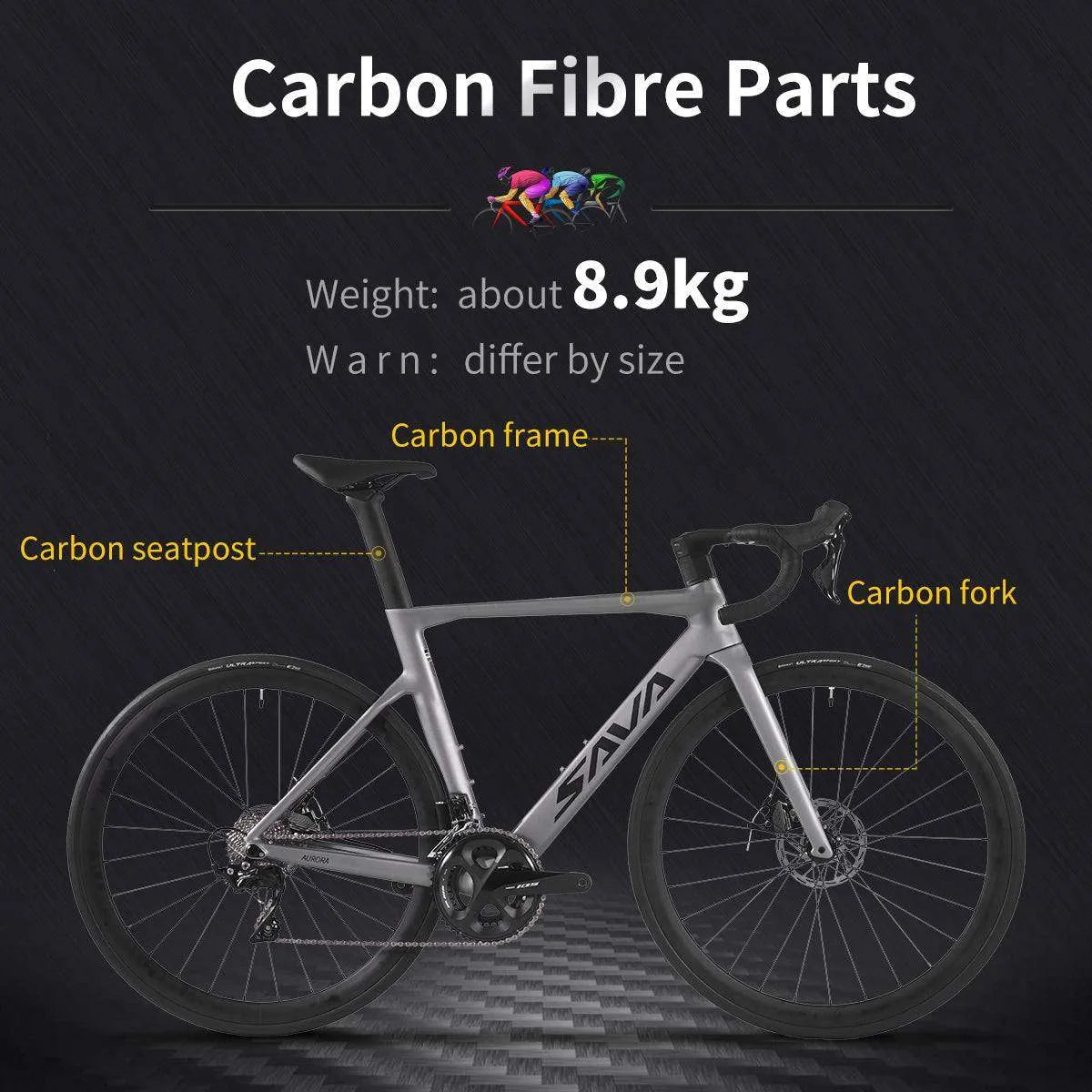 A7 Full Integrated Carbon Fiber Bike-SAVA Carbon Bike