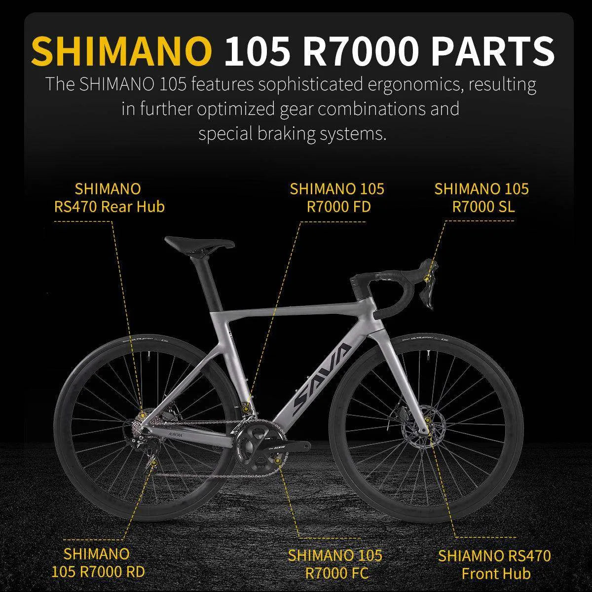 A7 Full Integrated Carbon Fiber Bike-SAVA Carbon Bike