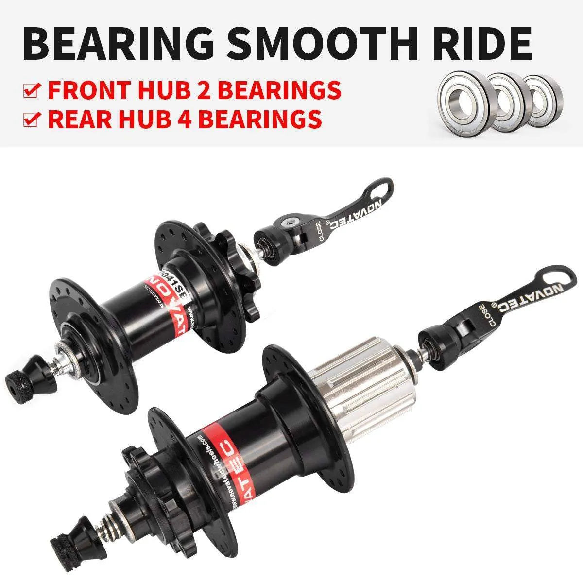 Novatec Mountain Bike Hubs 32-hole Compatible With 8/9/10/11 Speed ...