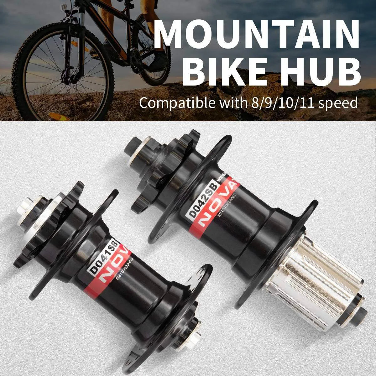 Novatec Mountain Bike Hubs 32-hole Compatible With 8/9/10/11 Speed ...