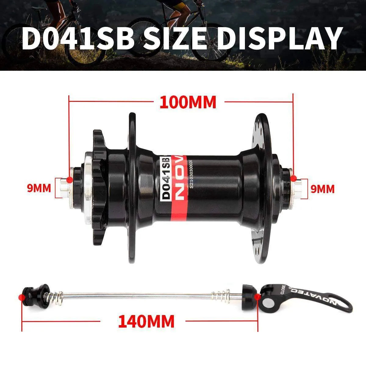 Novatec Mountain Bike Hubs 32-hole Compatible With 8/9/10/11 Speed ...